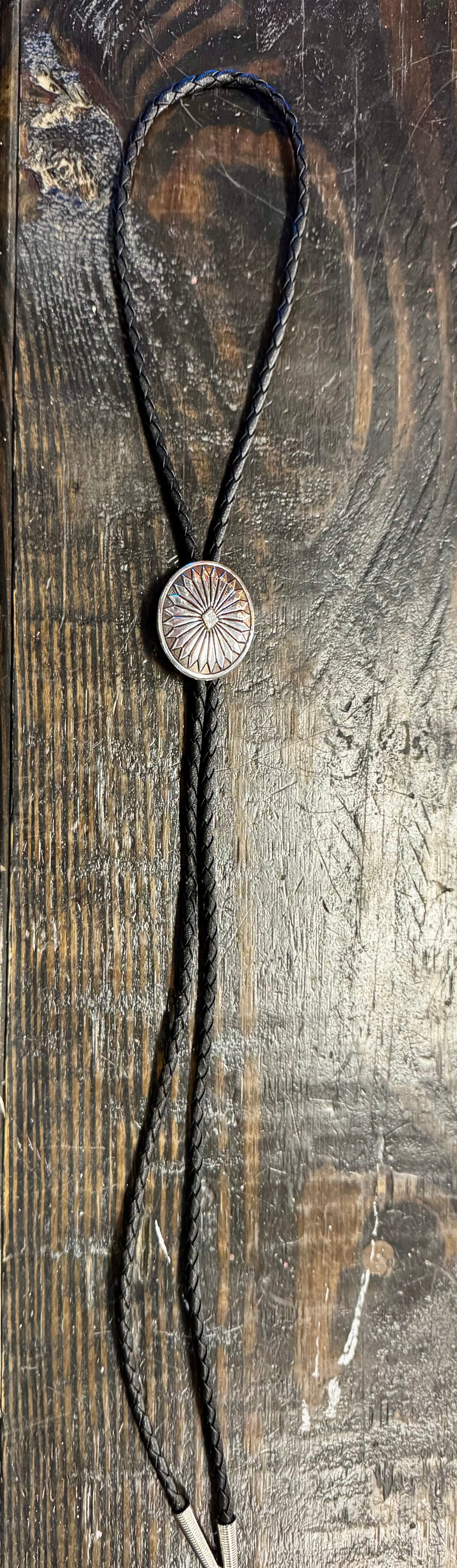 Bolo Silver Concho – McKinney Hat Company