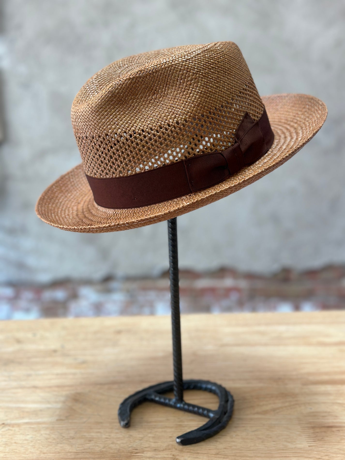 Stetson Moor Straw Fedora – McKinney Hat Company